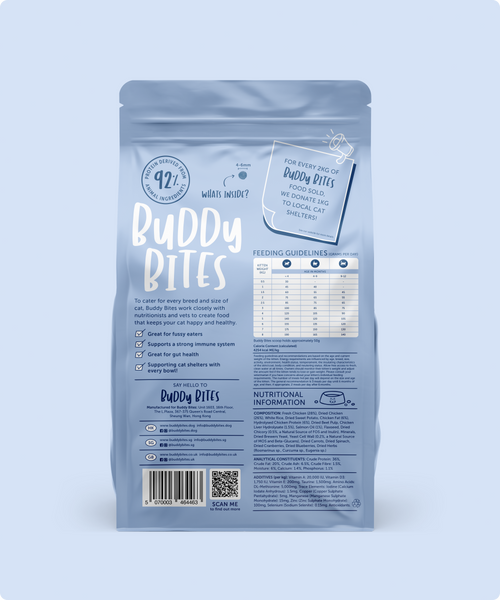 Kitten Chicken Dry Cat Food – Buddy Bites HK